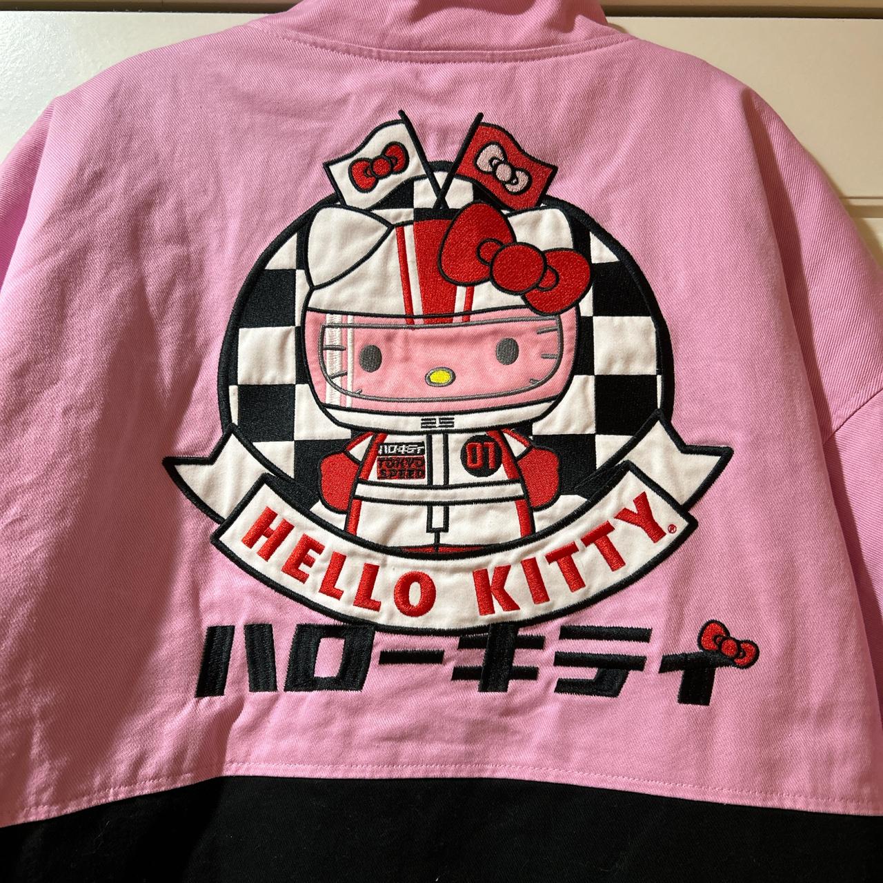 Hello Kitty track jacket. Warm and stylish. Pink,... | Depop