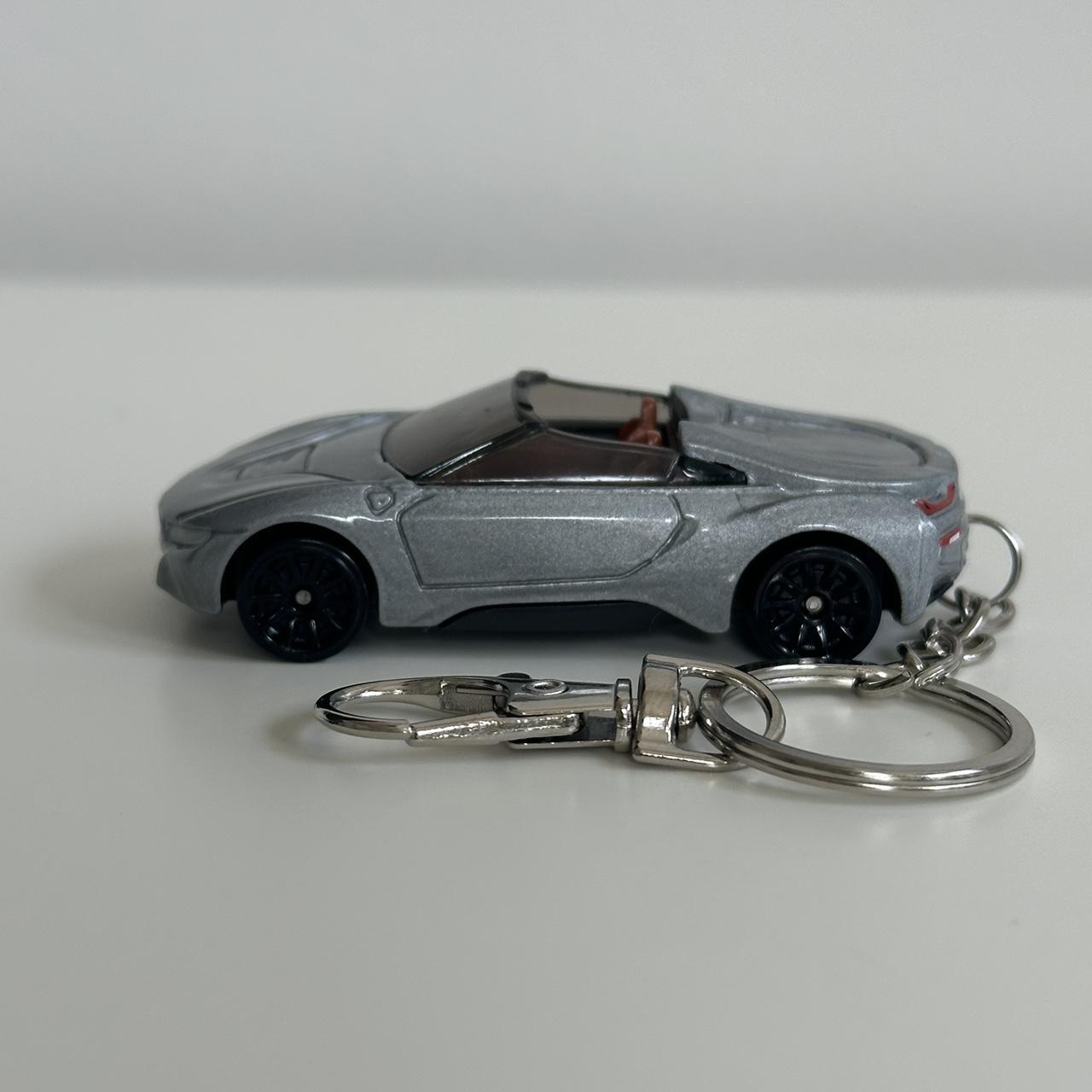 Hot Wheels Custom Keychain - BMW i8 Roadster... - Depop