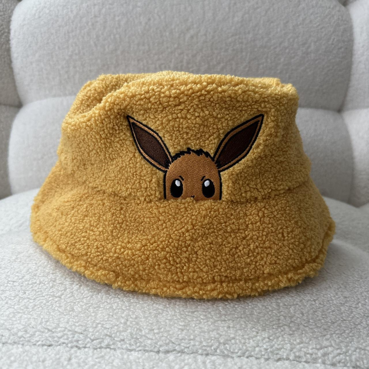 Eevee Pokémon Bucket Hat - Faux Sherpa Only worn... - Depop