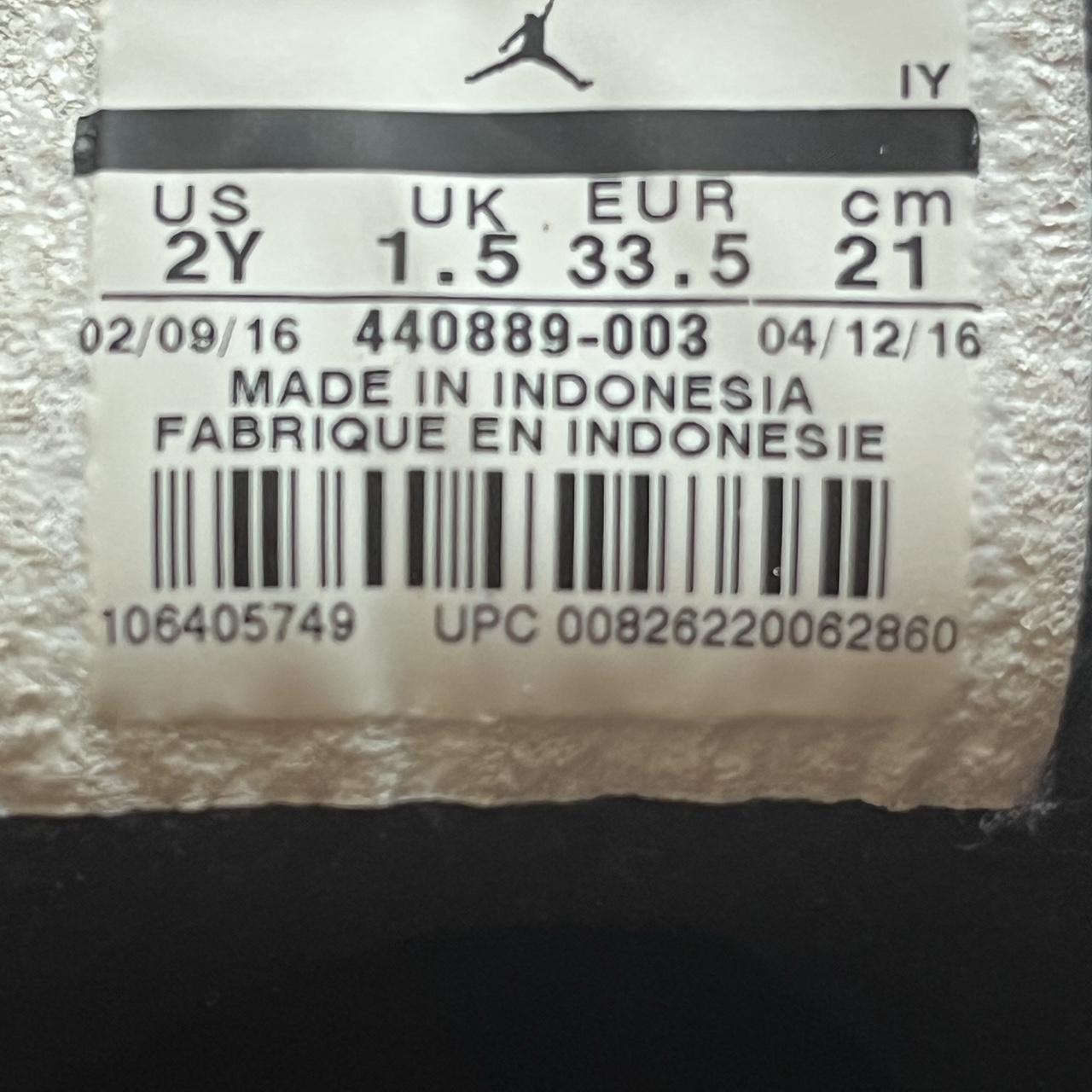 Nike Air Jordan Retro V 5 Boys Size 2y... - Depop