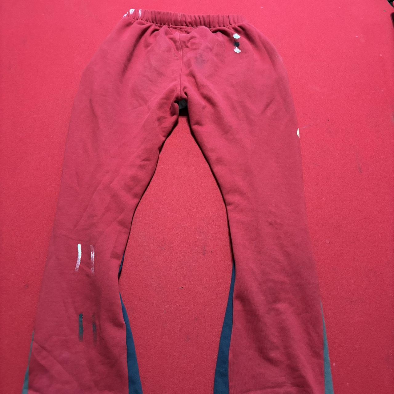 large red gallery dept. flare sweatpants got from... - Depop