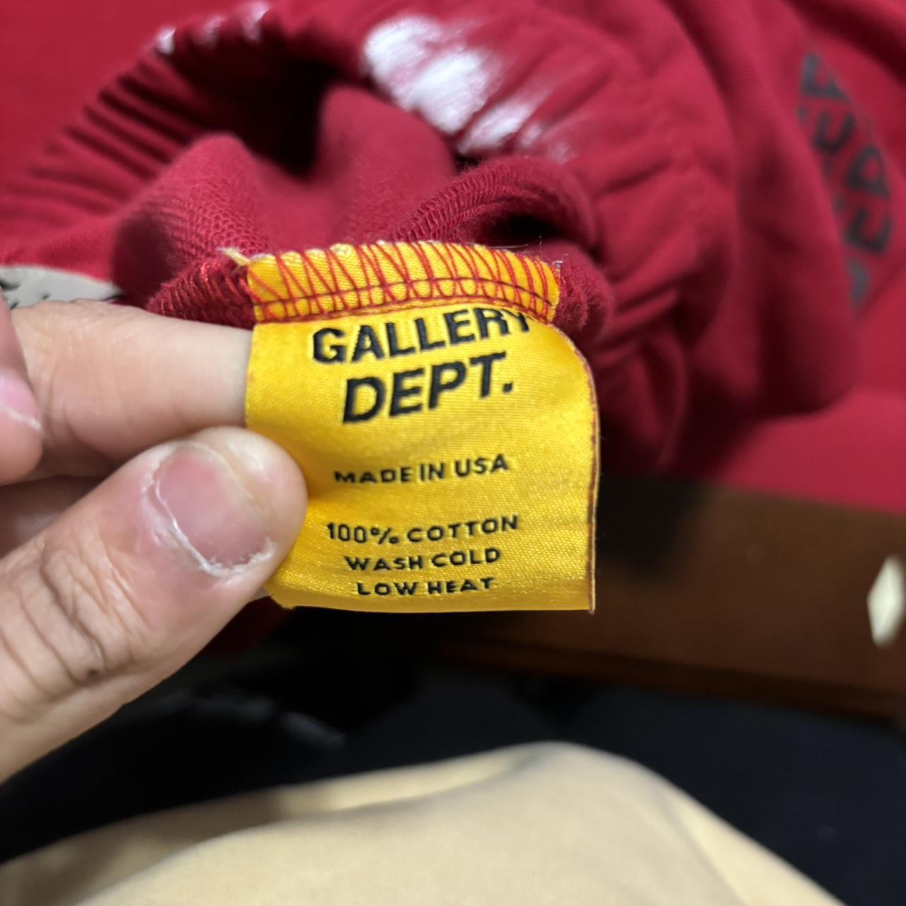 large red gallery dept. flare sweatpants got from... - Depop