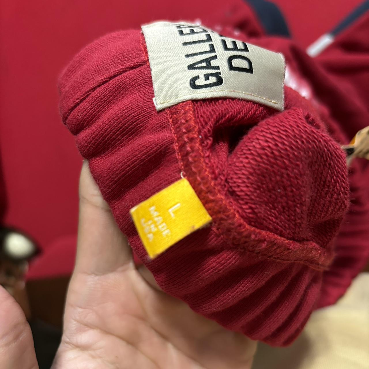 large red gallery dept. flare sweatpants got from... - Depop