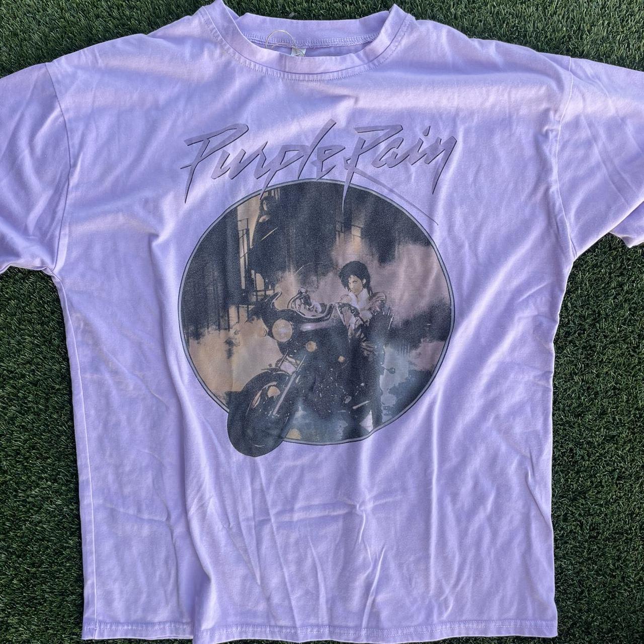Large purple “purple rain” Prince t shirt! Sooo... - Depop