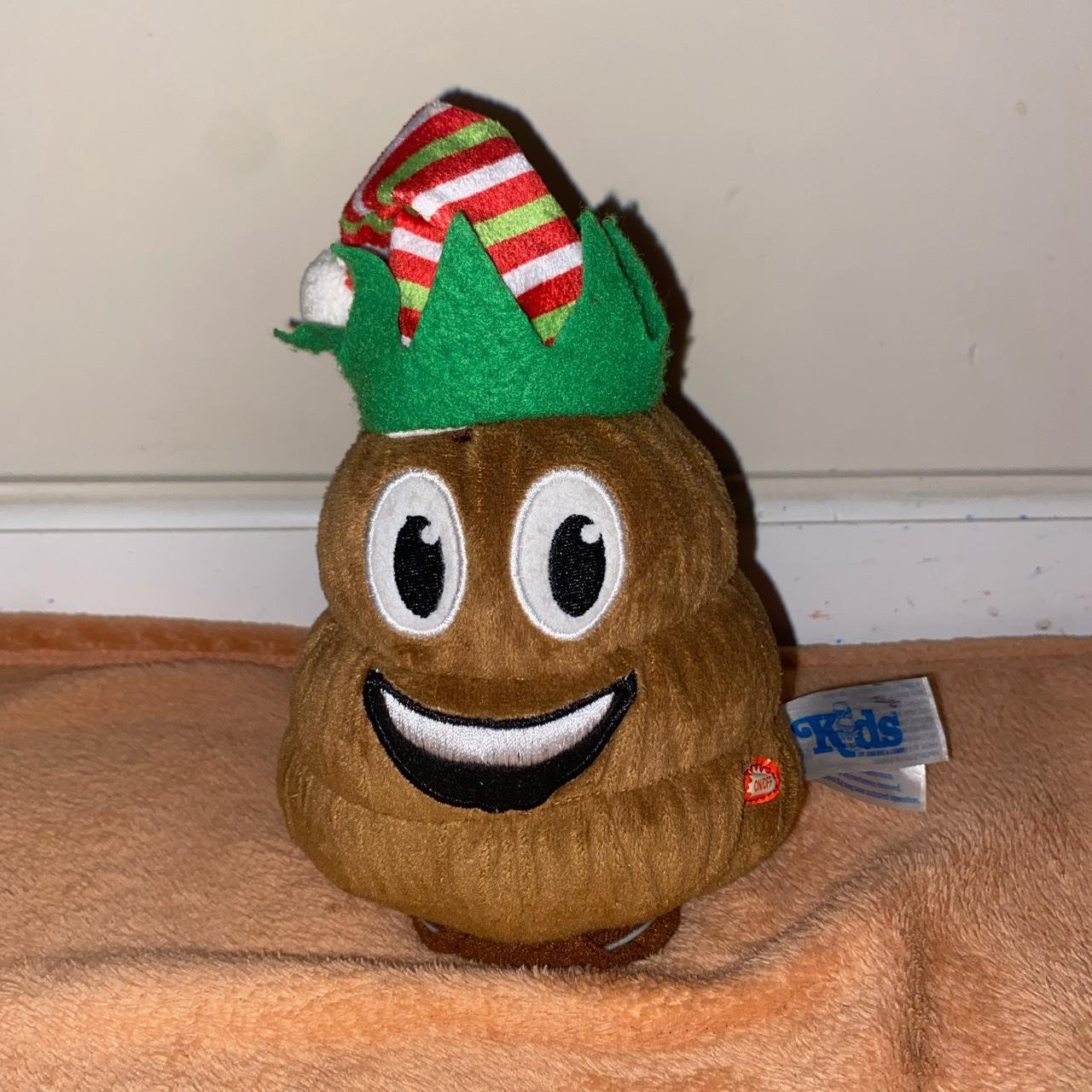 Poop Emoji Plush (plays Christmas music and vibrates) - Depop