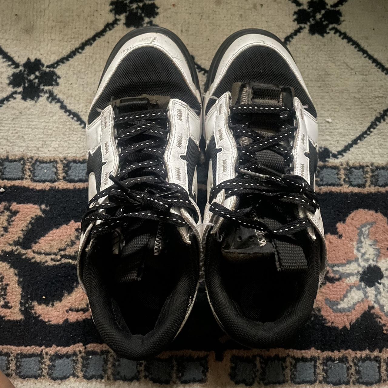 Nike Dunk Low Panda trainers - black and white... | Depop