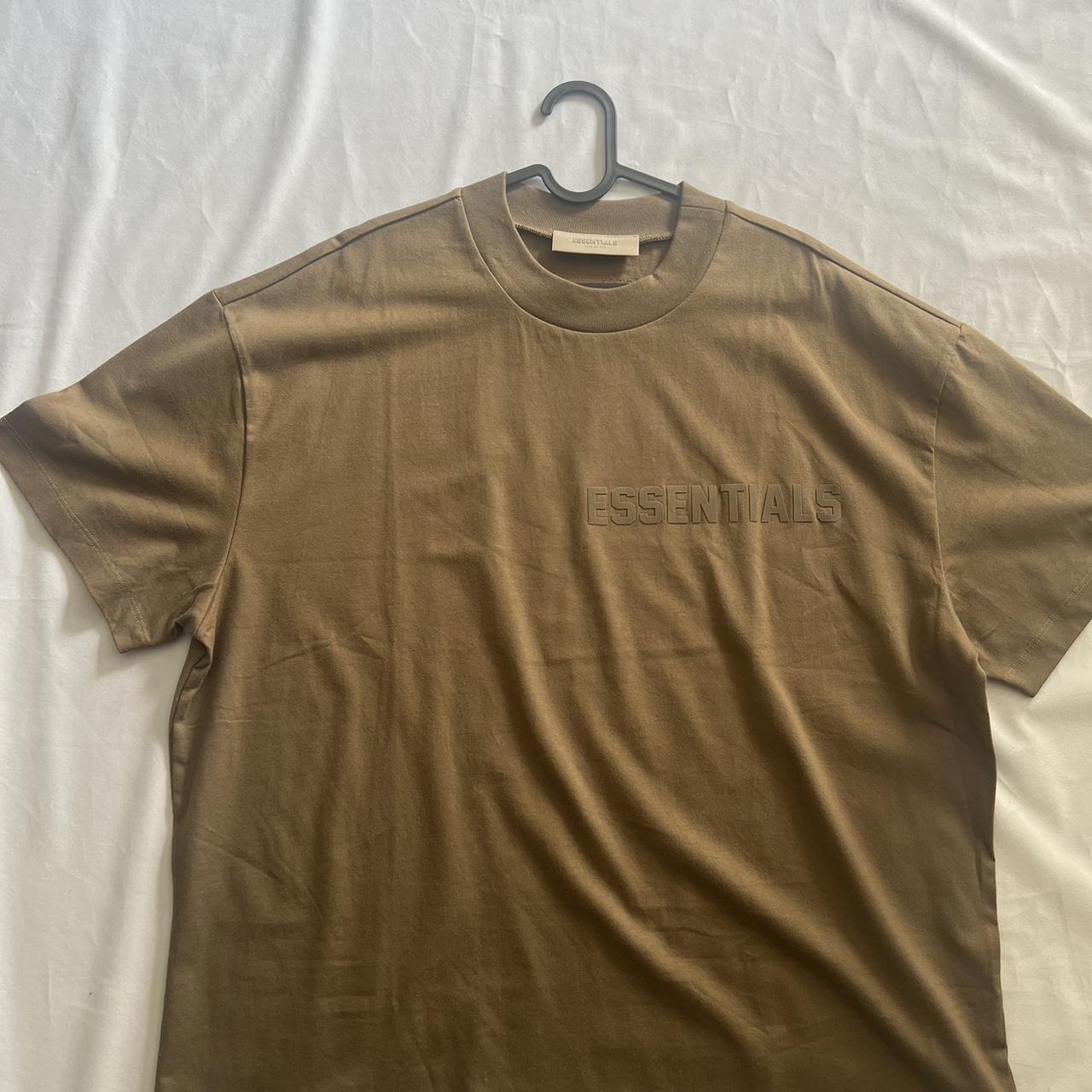 Brown essentials tee purchased from pac sun super... - Depop