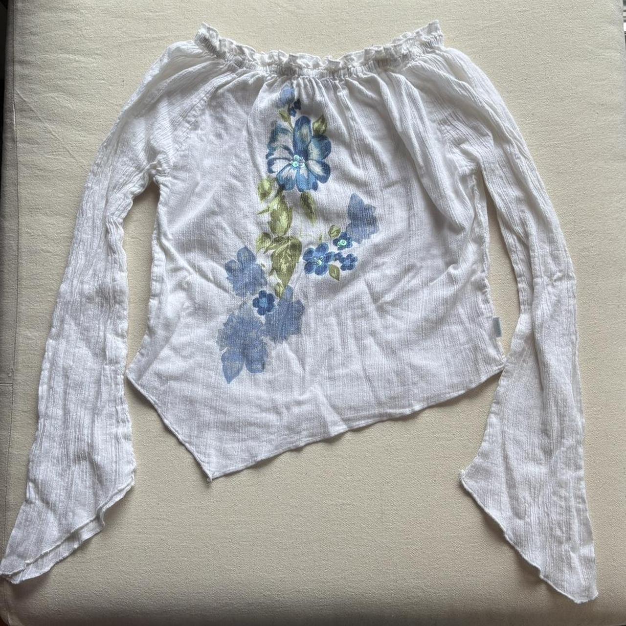 vintage asf beautifulLA SENZA GIRL off the shoulder... - Depop