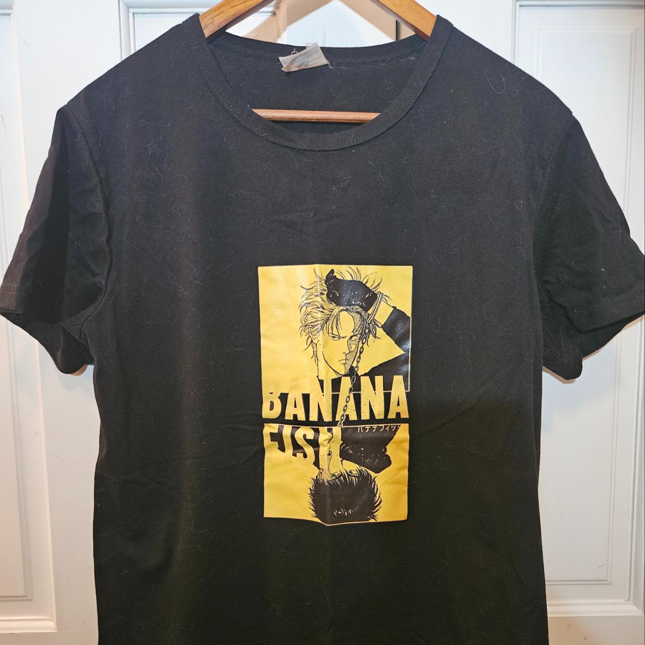 banana fish t-shirt size: womens large #anime... - Depop