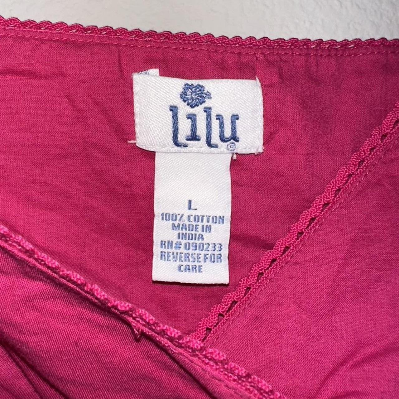 Y2K magenta tank top with some details on the front.... - Depop