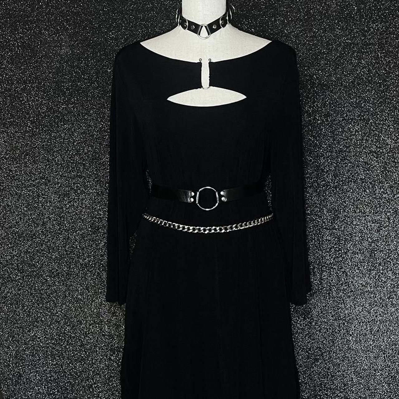 Vintage pierced goth tunic. A 1990s top with a... | Depop
