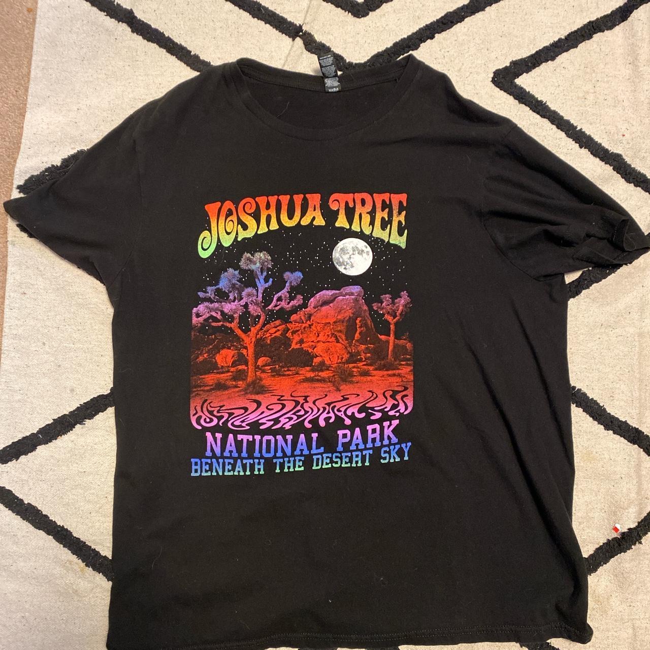 psychedelic joshua tree national park shirt! comfy... - Depop