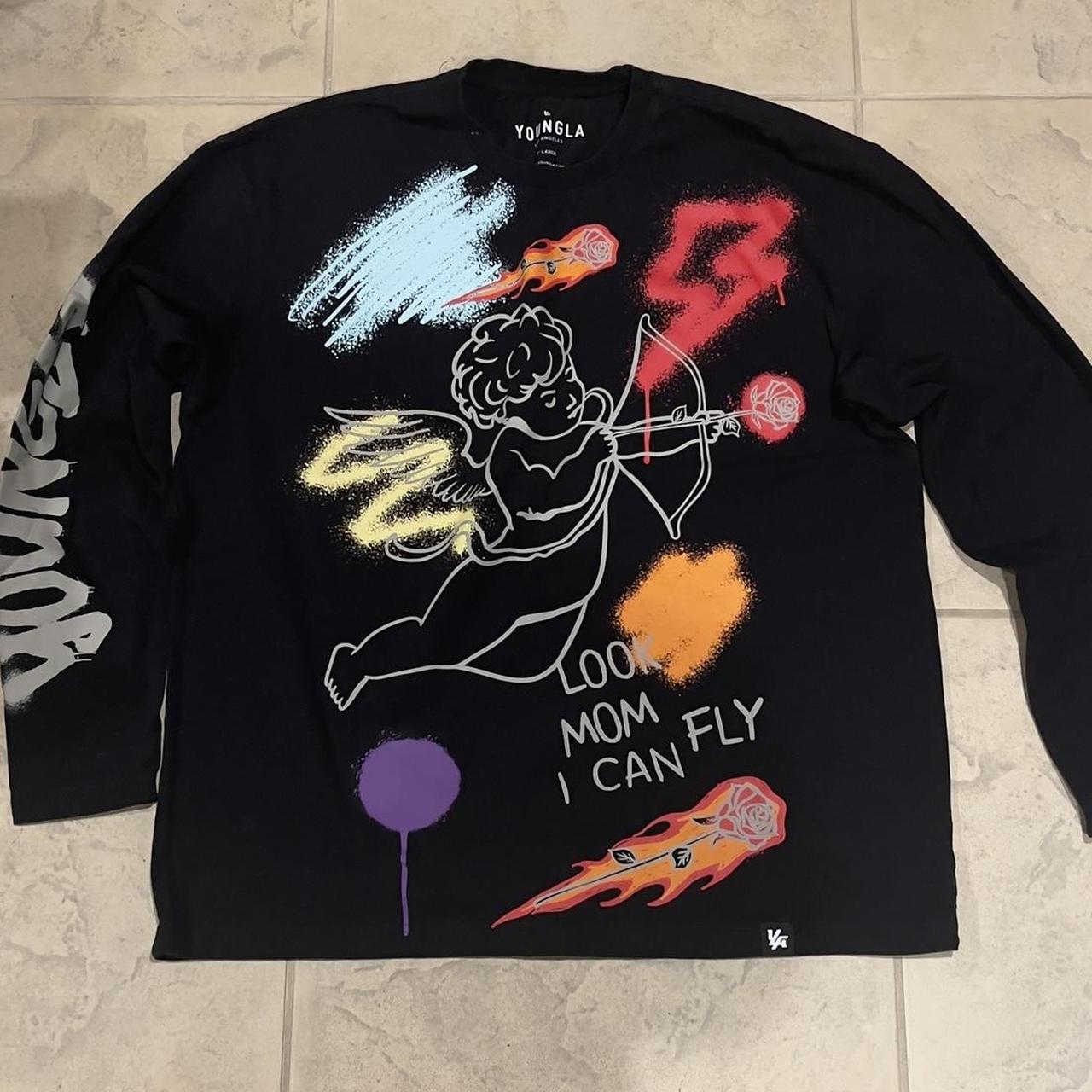 Youngla OG Graphic Long Sleeve Tee, barely worn, no... - Depop