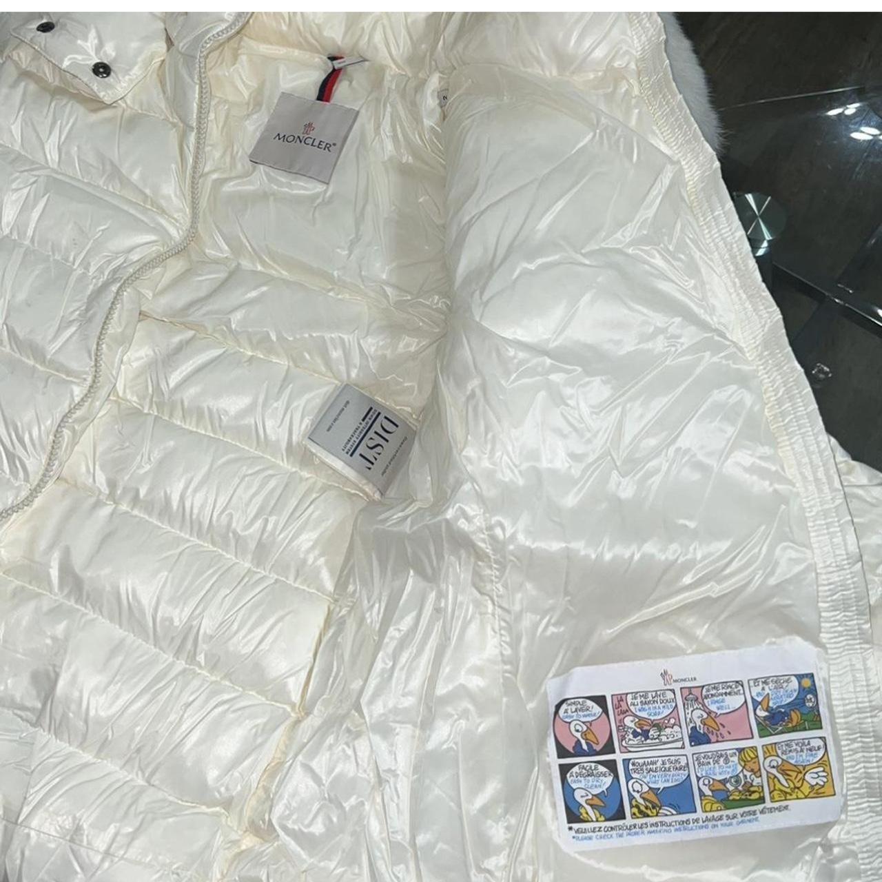 Moncler jacket size 2 Jacket is CREAM not white! - Depop