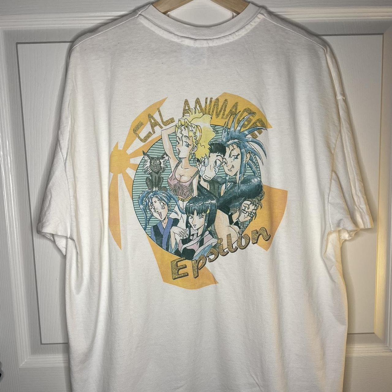 vintage Tenchi Muyo Cal Animage t shirt size... - Depop