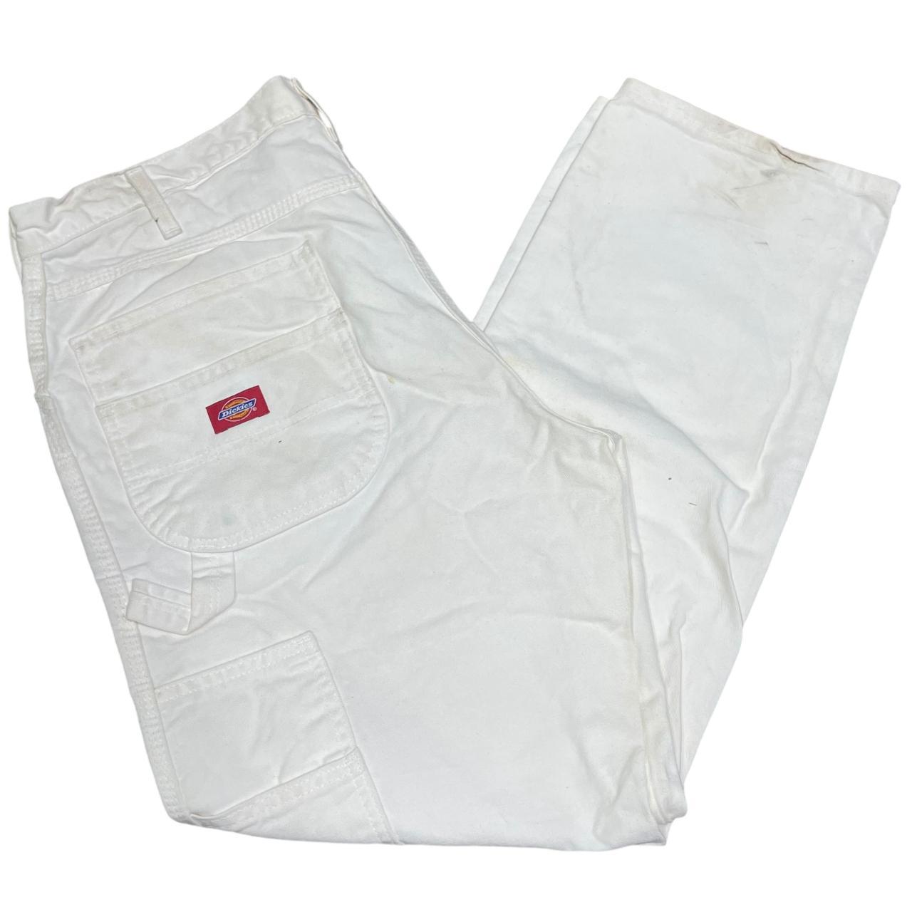 Vintage white Dickies carpenter... - Depop