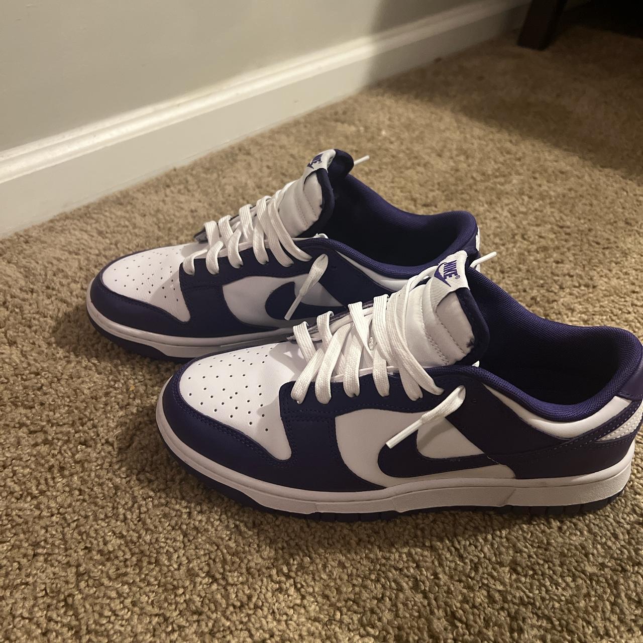 purple dunk low “Championship Purple” Size 9 only... - Depop