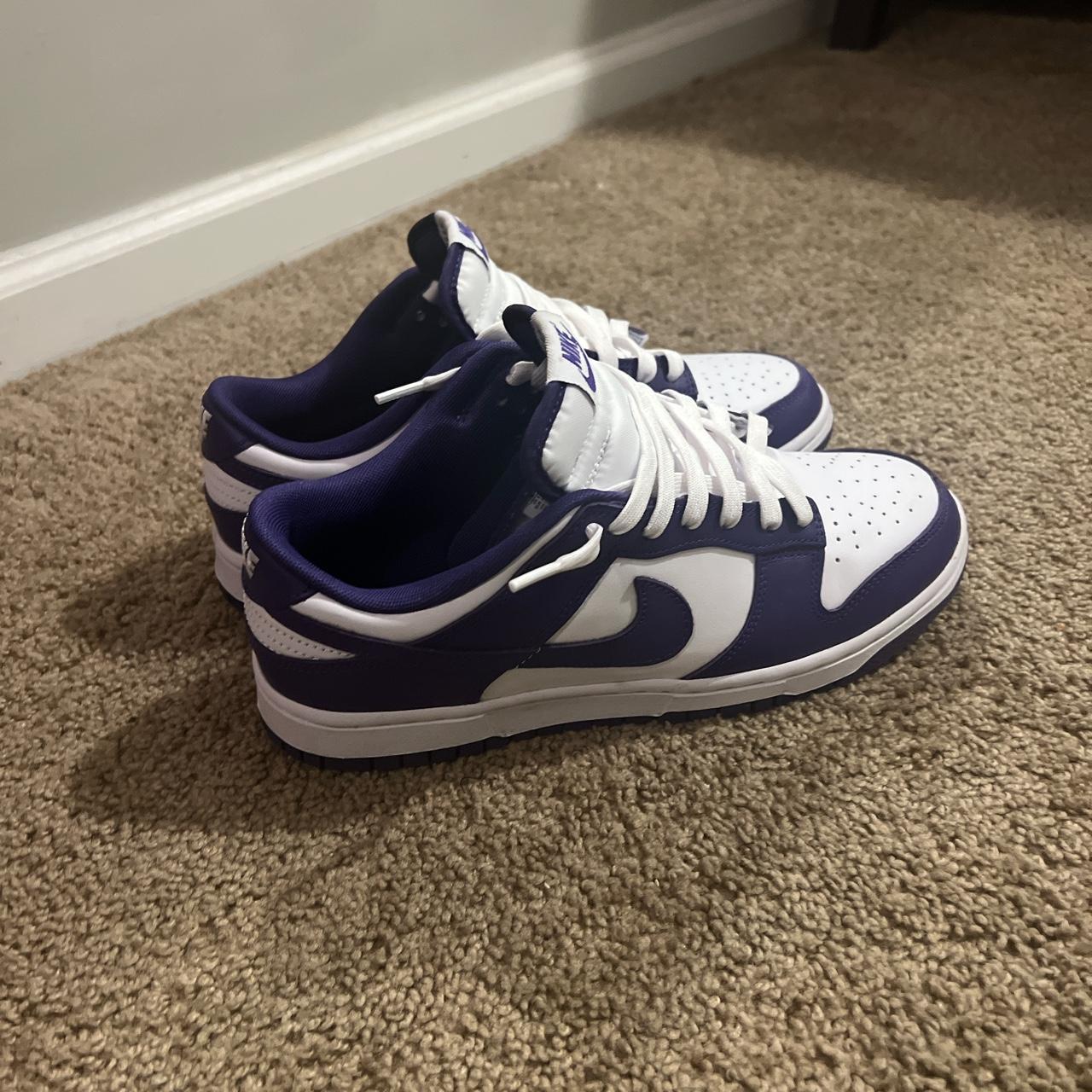 purple dunk low “Championship Purple” Size 9 only... - Depop