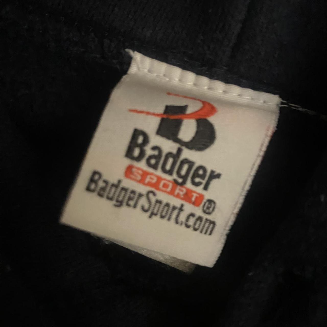 Navy Blue badger brand prior lake hoodie - Depop