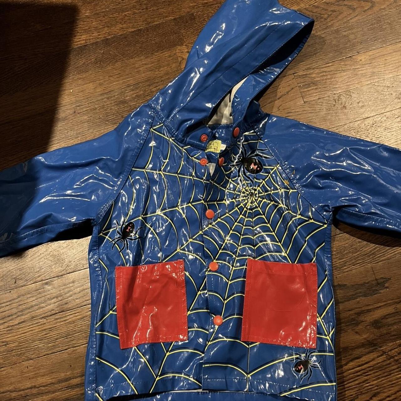 Boys Spider-Man rain jacket size 4t - Depop