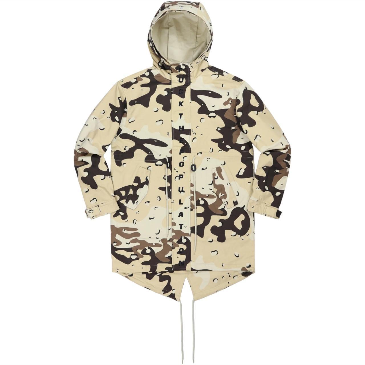 FTP SPELLOUT FISHTAIL PARKA DESERT CAMO 220-OBO - Depop