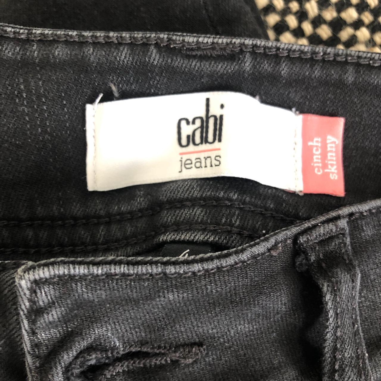 Cabi Womens Cinch Skinny size 4 in black. - Depop