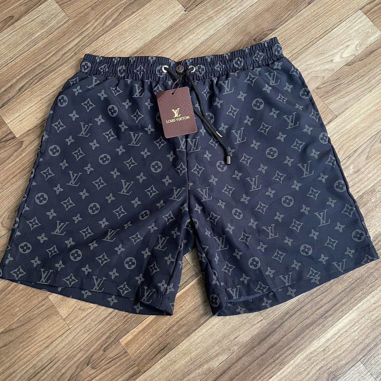 LV swim trunks. L (reflective logo) - Depop