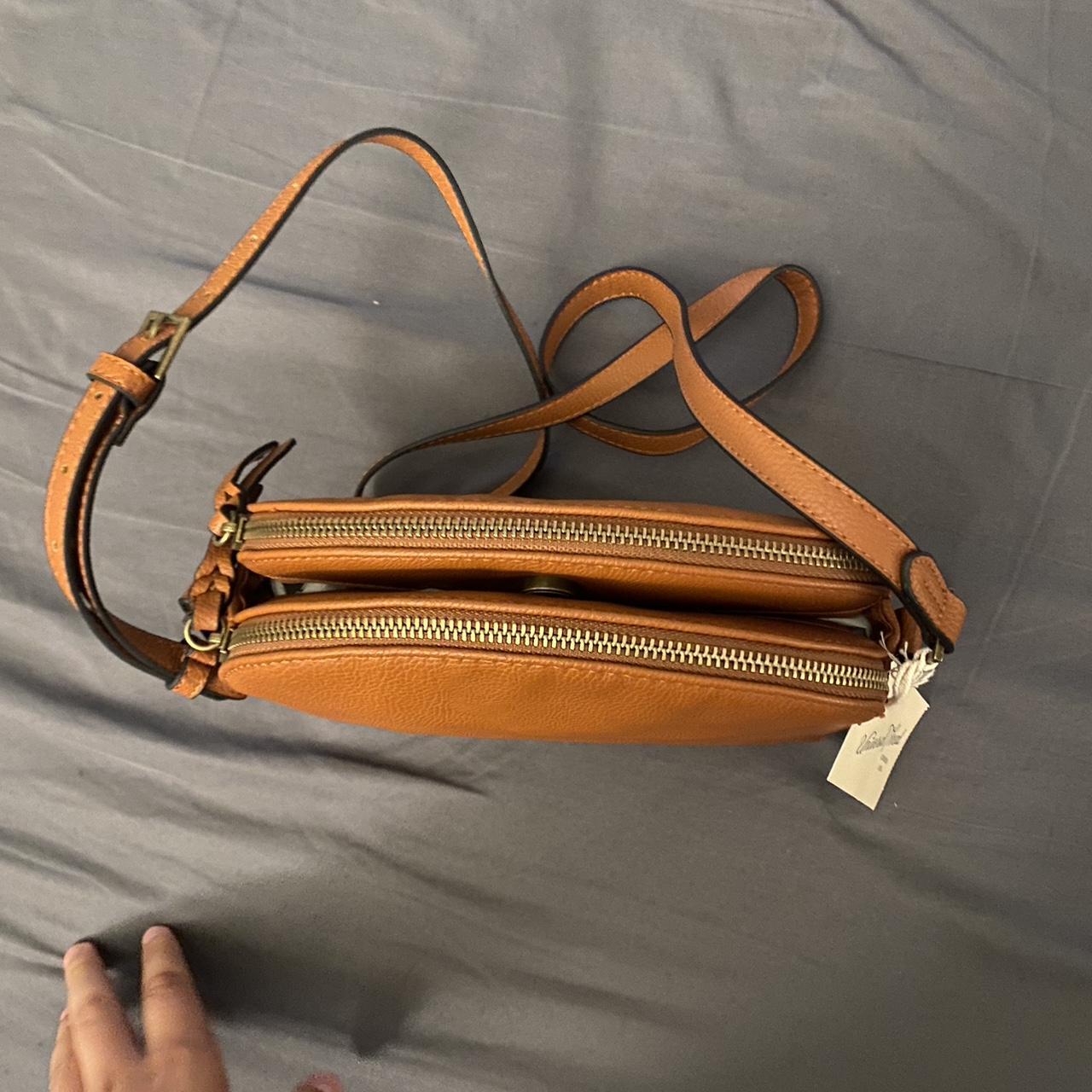Wild Fable Purse Fox leather Brown Cross body - Depop