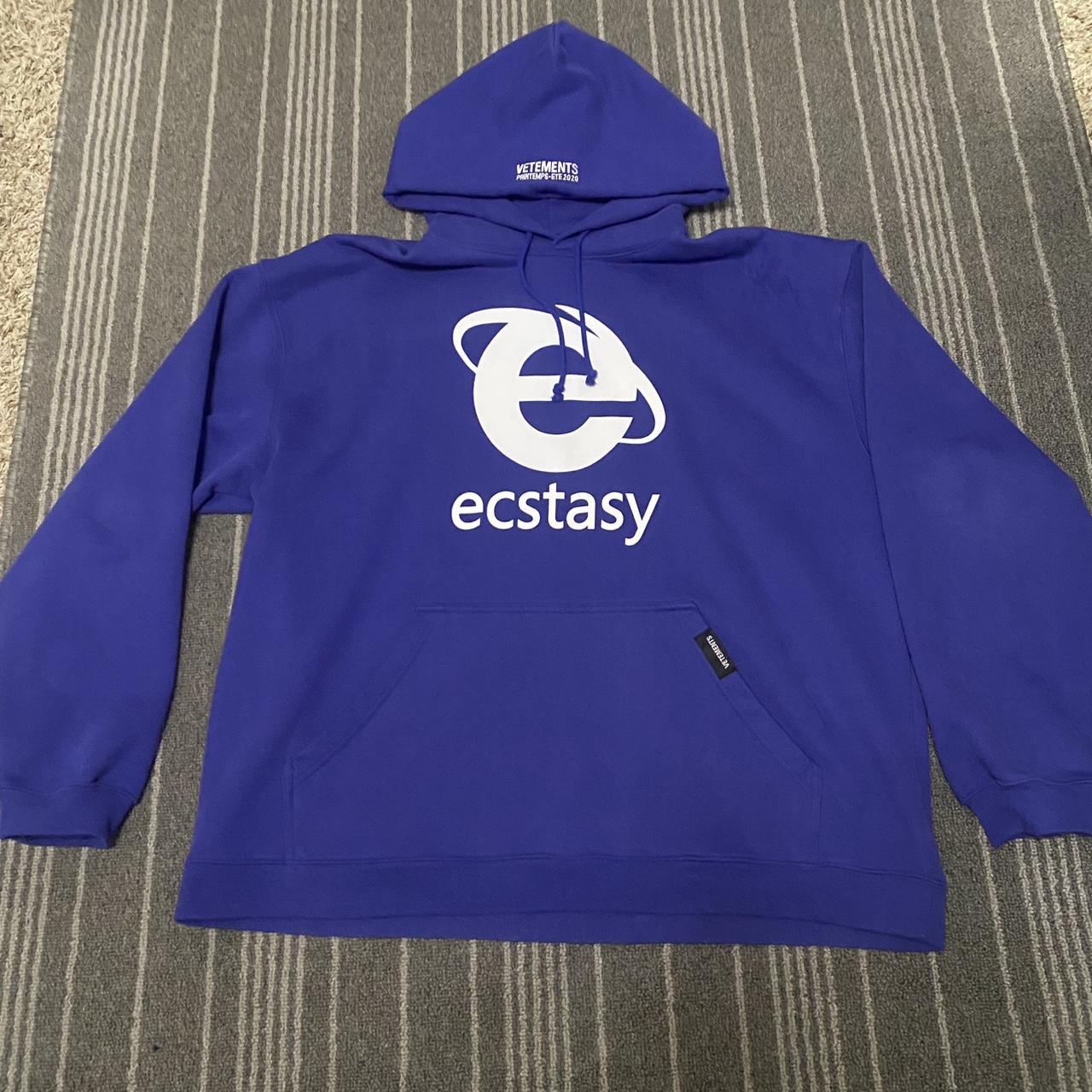 2020 heavy vetements ecstasy oversized hoodie SIZE... | Depop