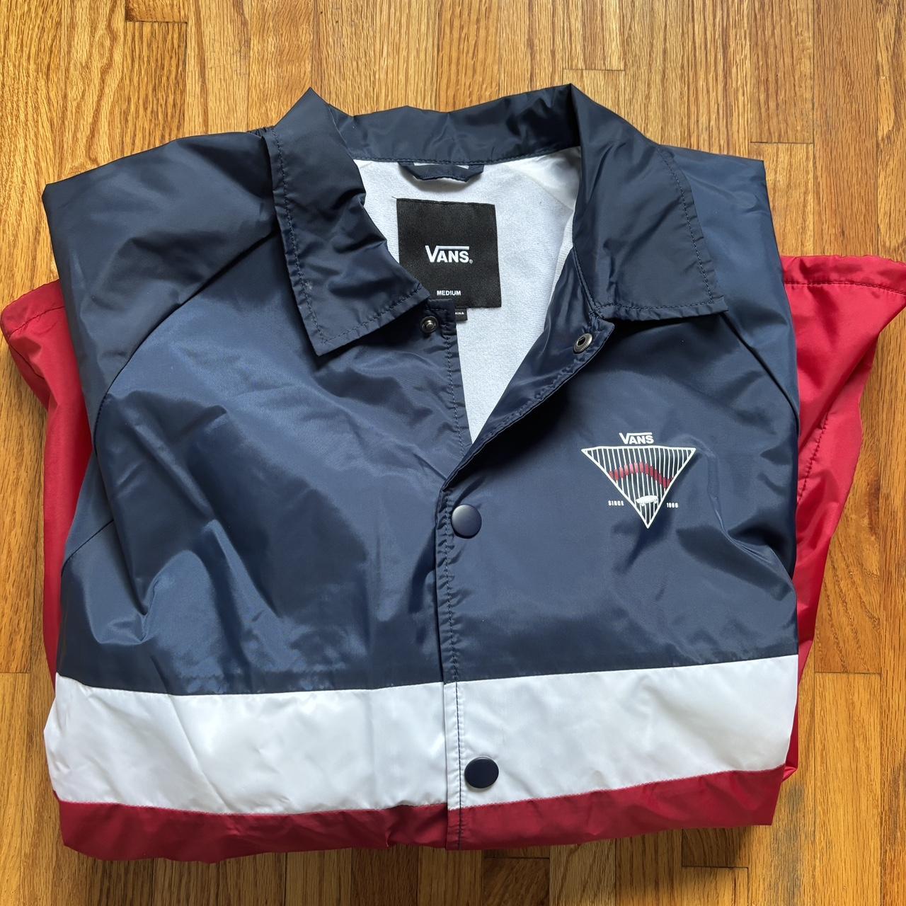 Multi-color Windbreaker by Vans - Depop