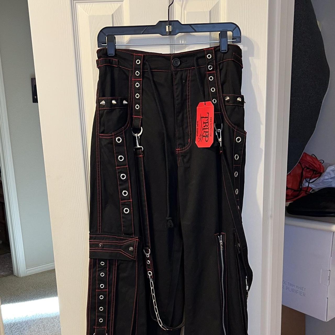 BRAND NEW WITH TAGS Tripp NYC Back Up Skull Bondage... - Depop