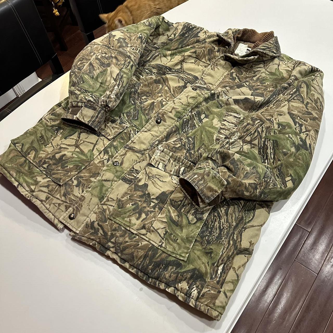 Vintage realtree duxbak hunting jacket Size XL - Depop