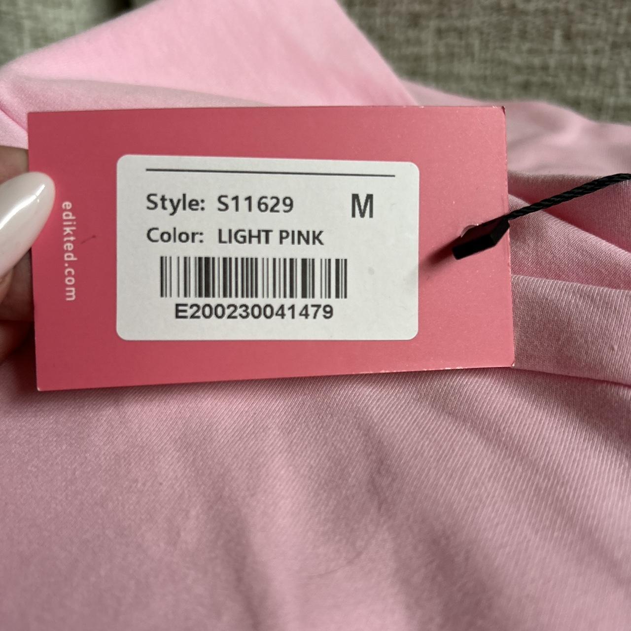 EDIKTED NEVER WORN pink flare leggings #y2k... - Depop