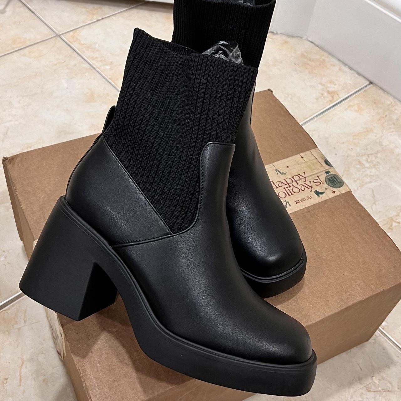 Miss Lola Addie - Black boots Never worn, brand new - Depop