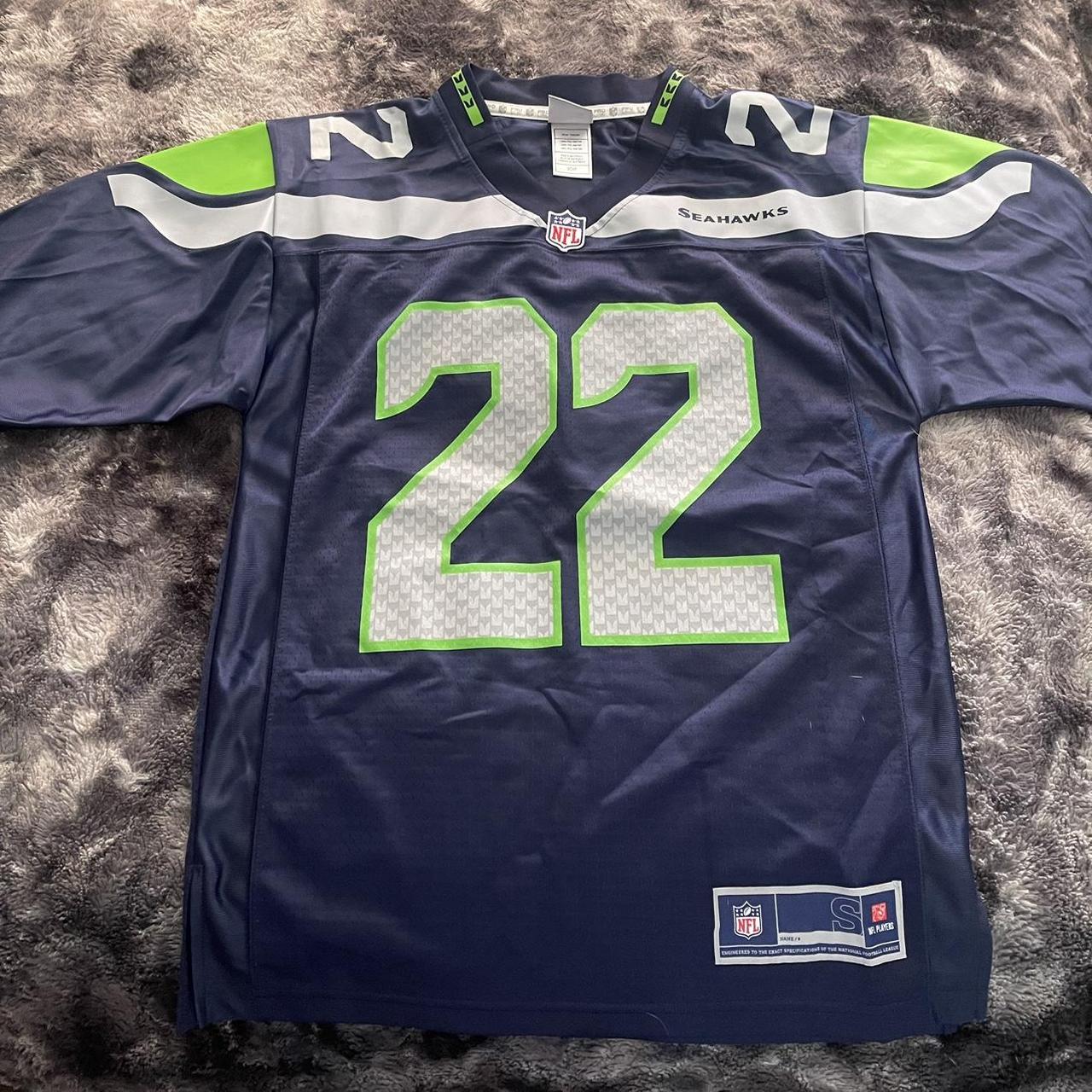 seattle seahawks jersey size small great... - Depop