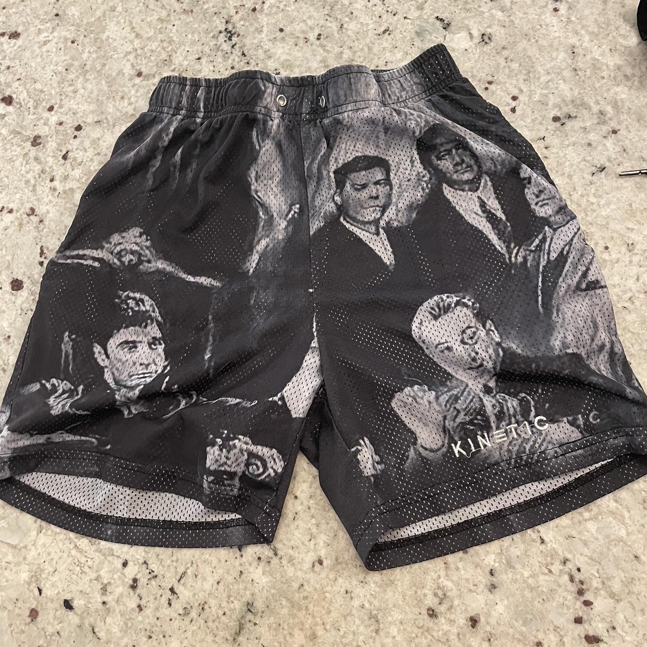 Tony Moncada “Scarface” Kinetic Mesh Shorts Size medium - Depop
