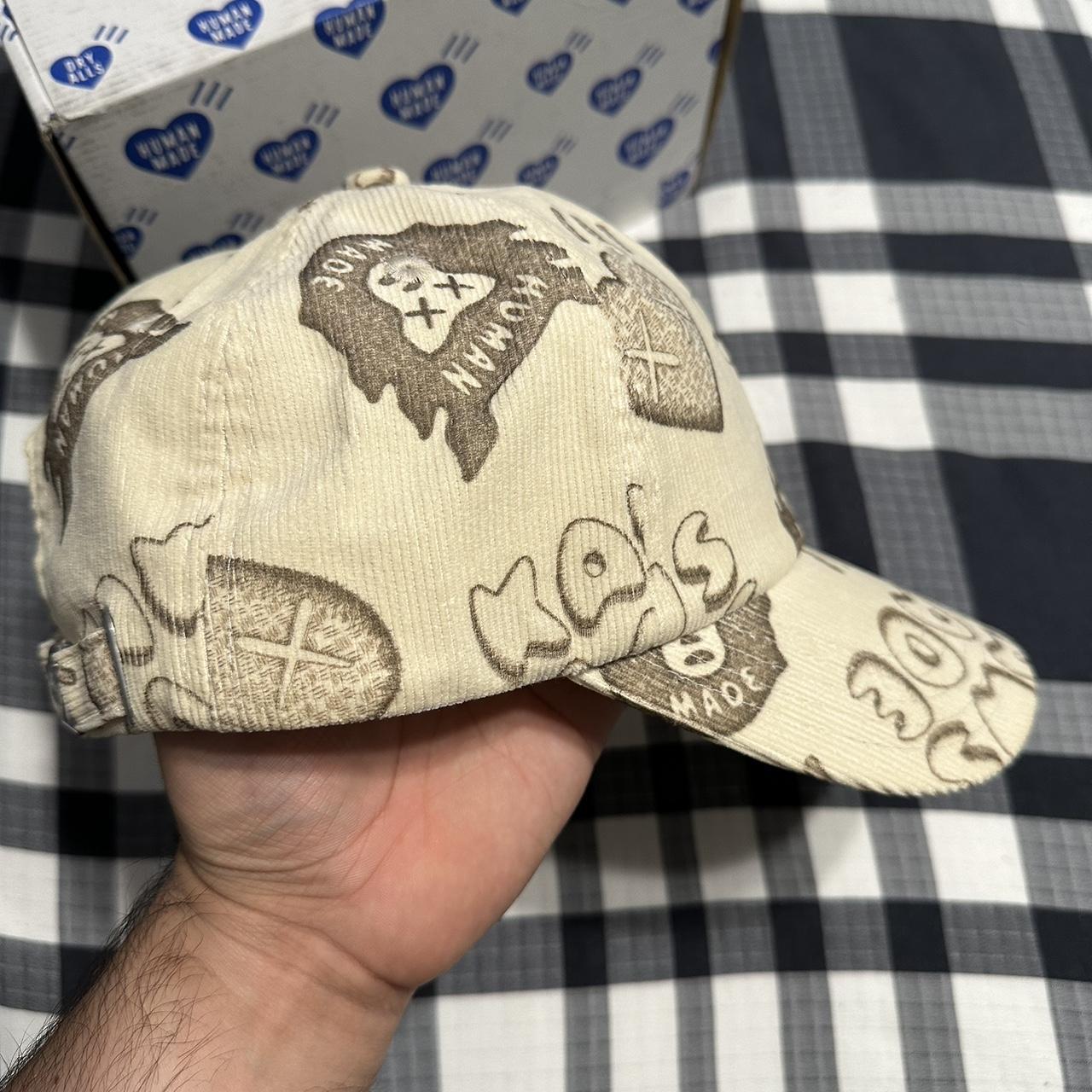 Kaws x Human Made Corduroy Print Cap - Kaws x Human... - Depop