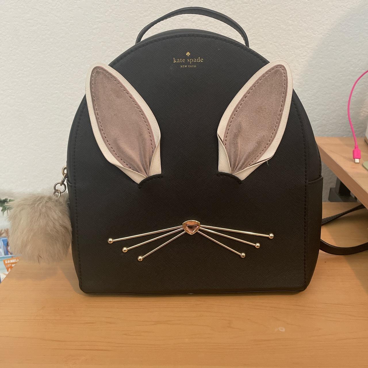 Kate Spade Mini-Backpack with Bunny Decal #katespade... - Depop