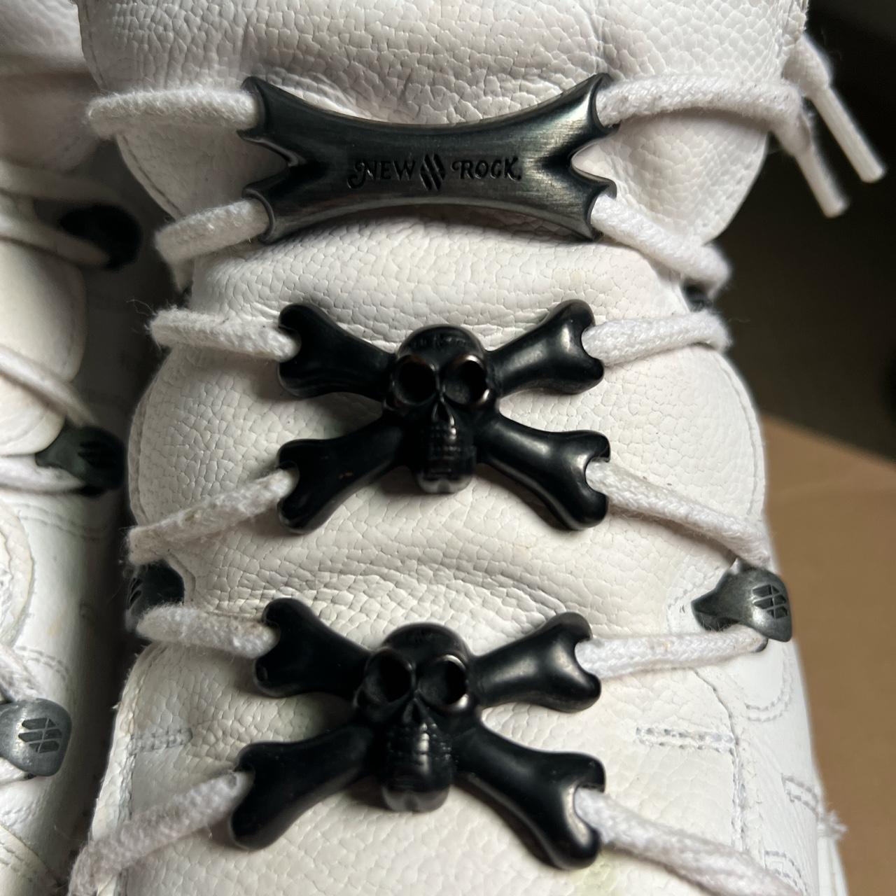 All white custom made from Spain New Rock... - Depop