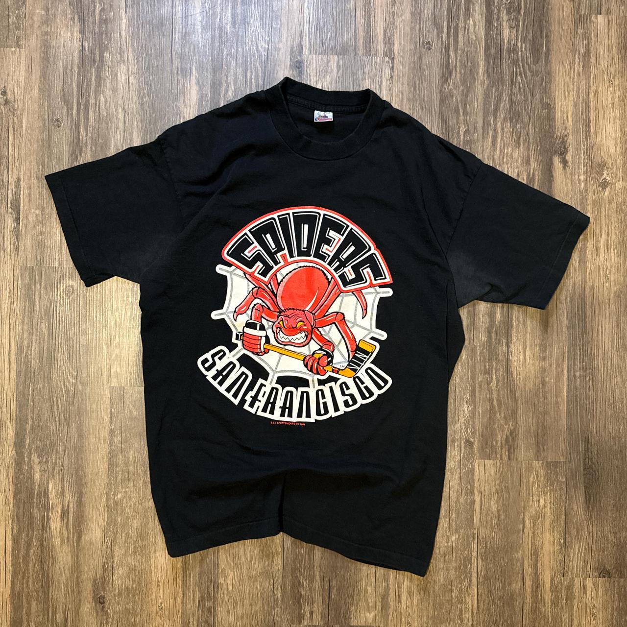 Vintage 1994 San Francisco Spiders hockey graphic... | Depop