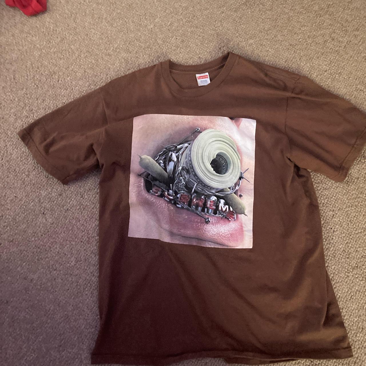 super cool supreme graphic tee no flaws - Depop