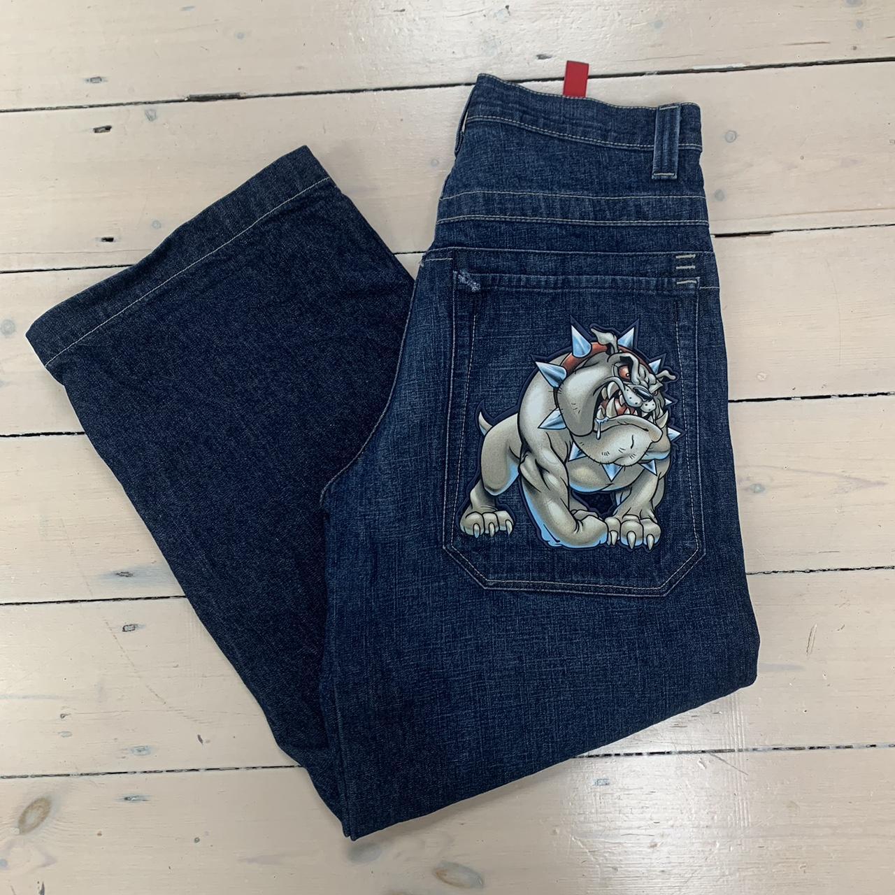 Sickest 90’s JNCO wide leg, baggy skate jeans Waist... - Depop