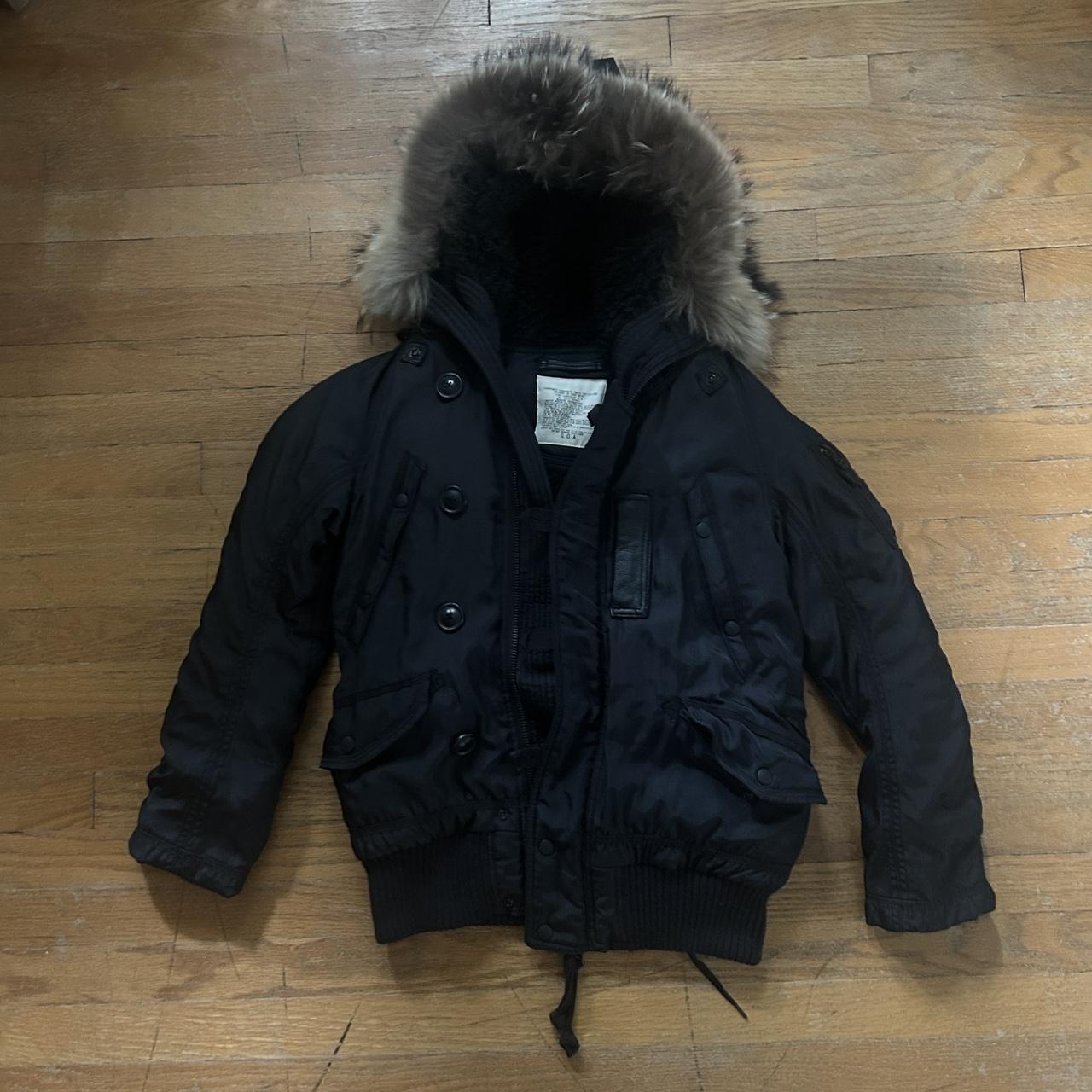 GOA fur hood N2B military parka Beautiful intensely... - Depop