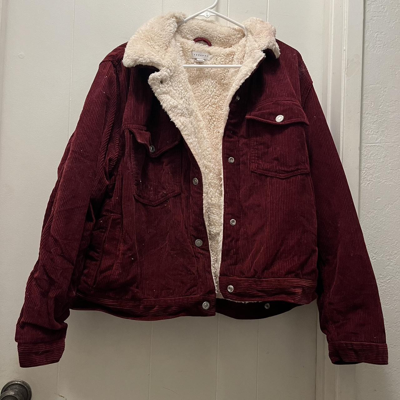 Topshop US 14 jacket. Only wore couple times.... - Depop