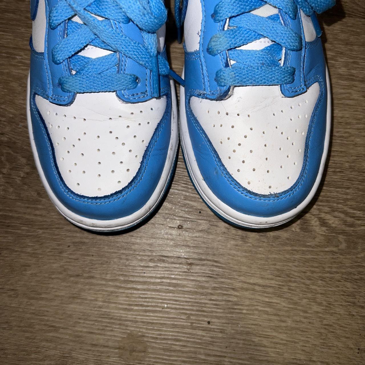 women’s dunks university blue size 7 in women’s 5... - Depop