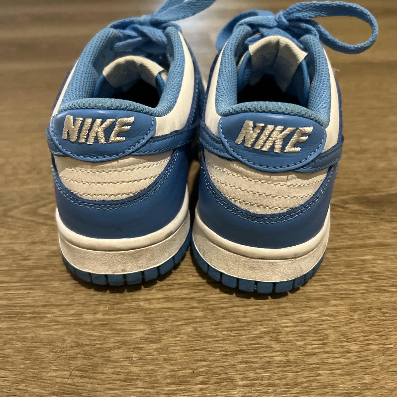 women’s dunks university blue size 7 in women’s 5... - Depop