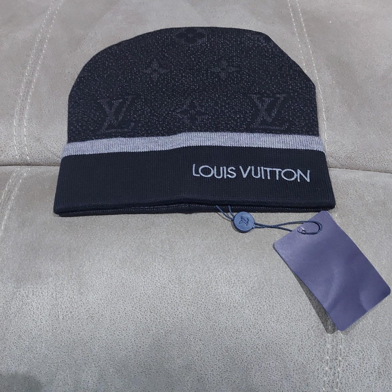 LV Monogram Eclipse Beanie Never been worn received... - Depop