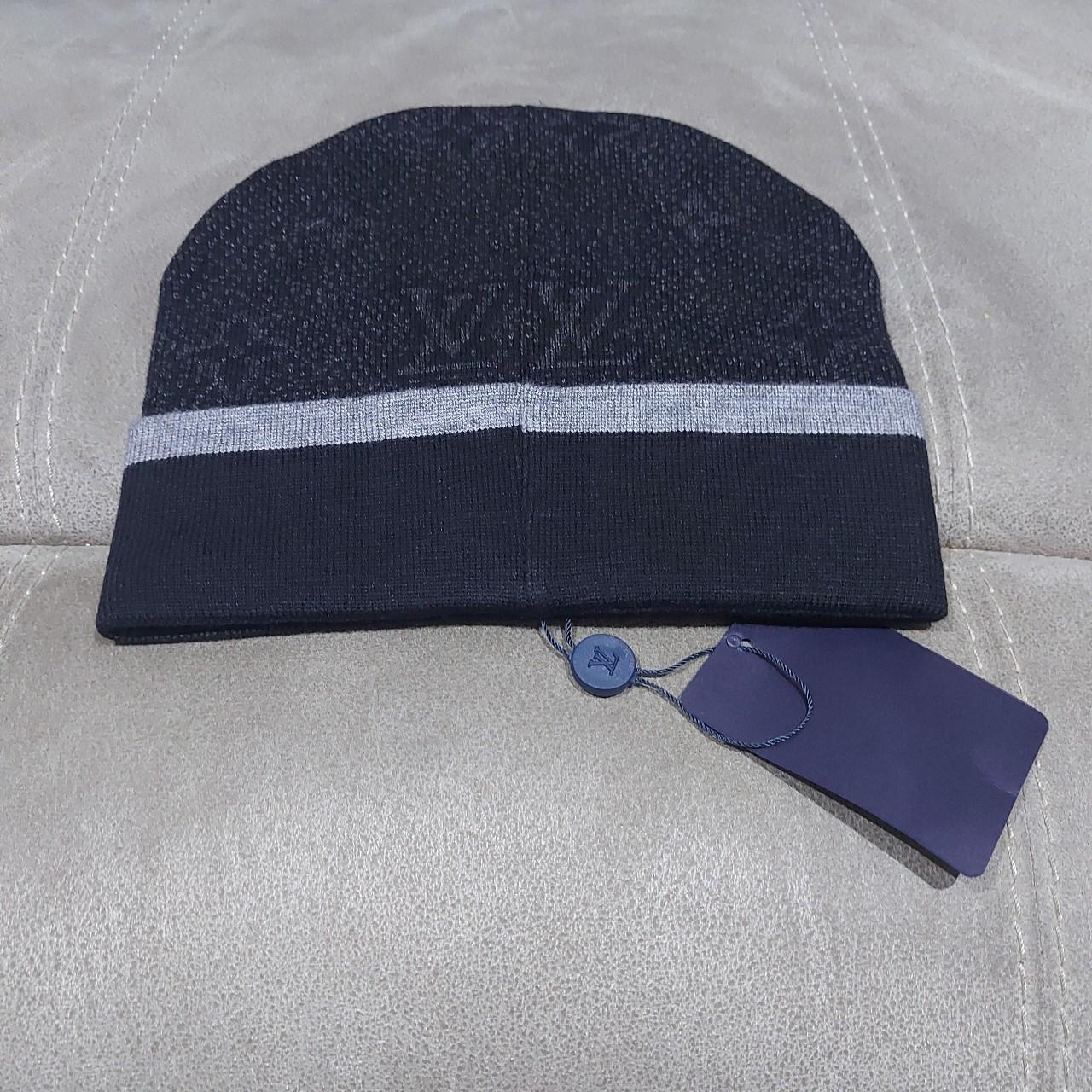 LV Monogram Eclipse Beanie Never been worn received... - Depop