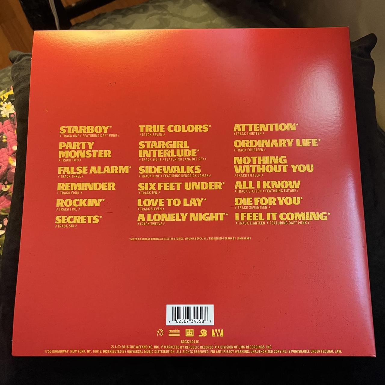 The Weekend - Starboy Vinyl Blue edition & has two... - Depop