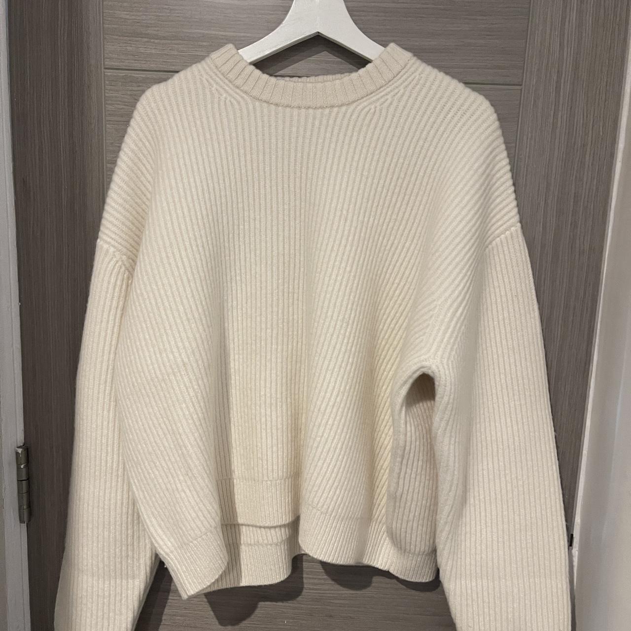 Daniel Simmons Merino Knit Sweater - Cream New with... - Depop